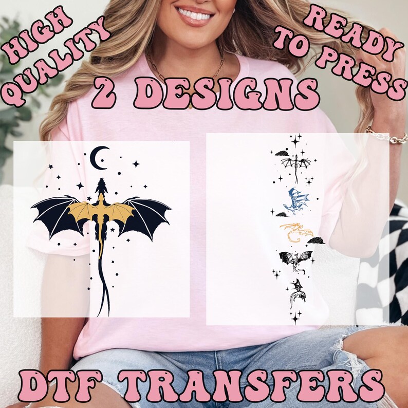 Dragon Fantasy DTF Transfers, Dragontails Heat Press Transfers, Rebecca ...