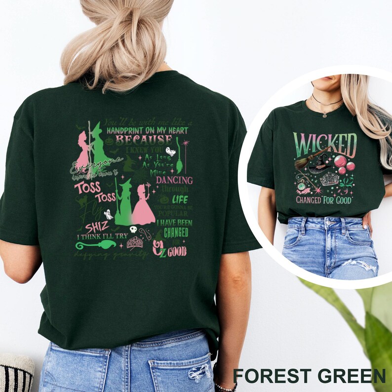 Wicked Change for Good DTF Transfers, Defy Gravity Broomstick Magic ...