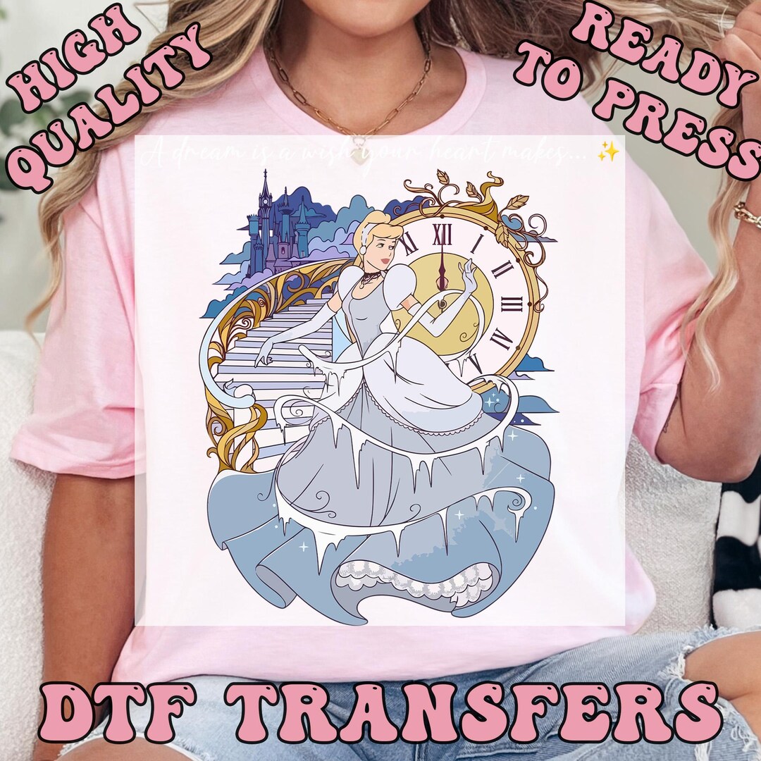 A Dream is A Wish Your Heart Makes Ready to Press Transfer, Cinderella ...