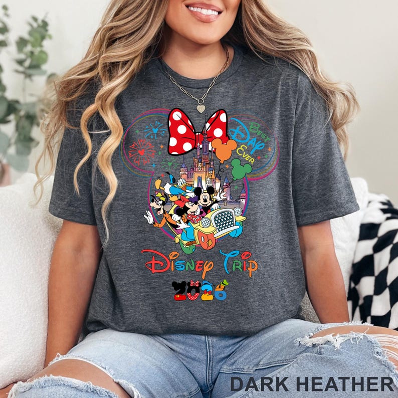 Disney Family DTF Transfers 2026, Mickey and Crew Tee Heat Press ...