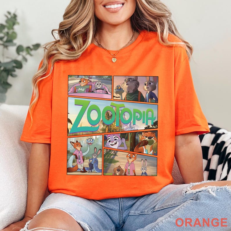 Disney Zootopia 2 Movie Scenes DTF Transfers, Walt Disney World Heat ...