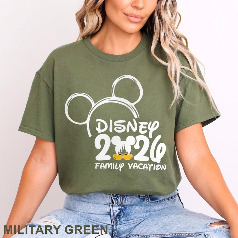 Disney Family DTF Transfers 2026, Mickey and Crew Tee Heat Press ...