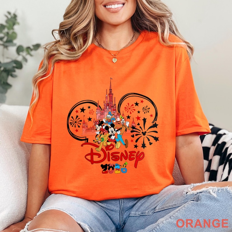 Disney Family DTF Transfers 2026, Mickey and Crew Tee Heat Press ...