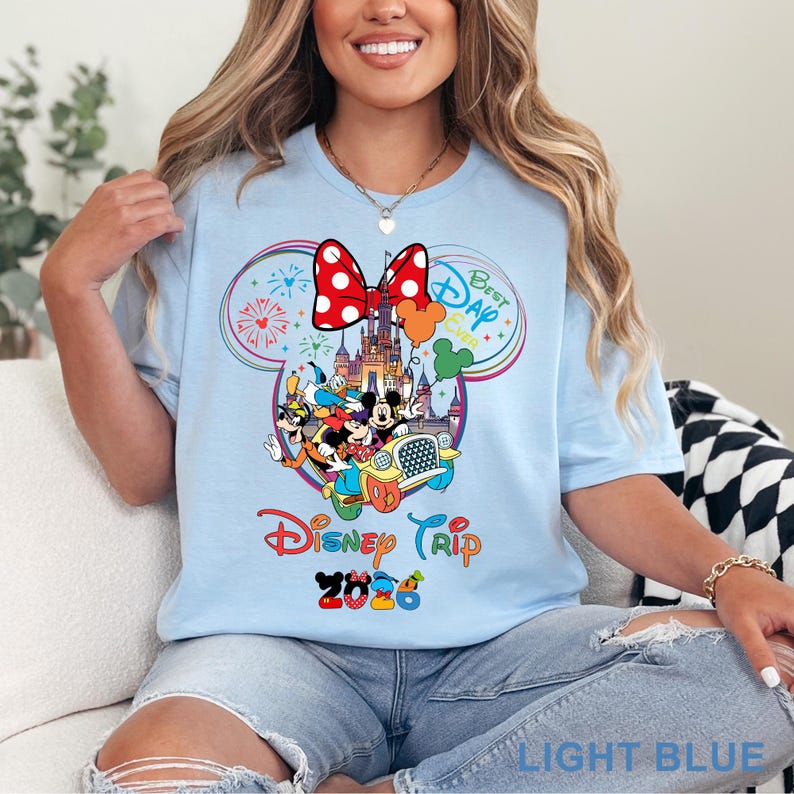 Disney Family DTF Transfers 2026, Mickey and Crew Tee Heat Press ...