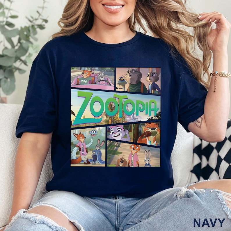 Disney Zootopia 2 Movie Scenes DTF Transfers, Walt Disney World Heat ...