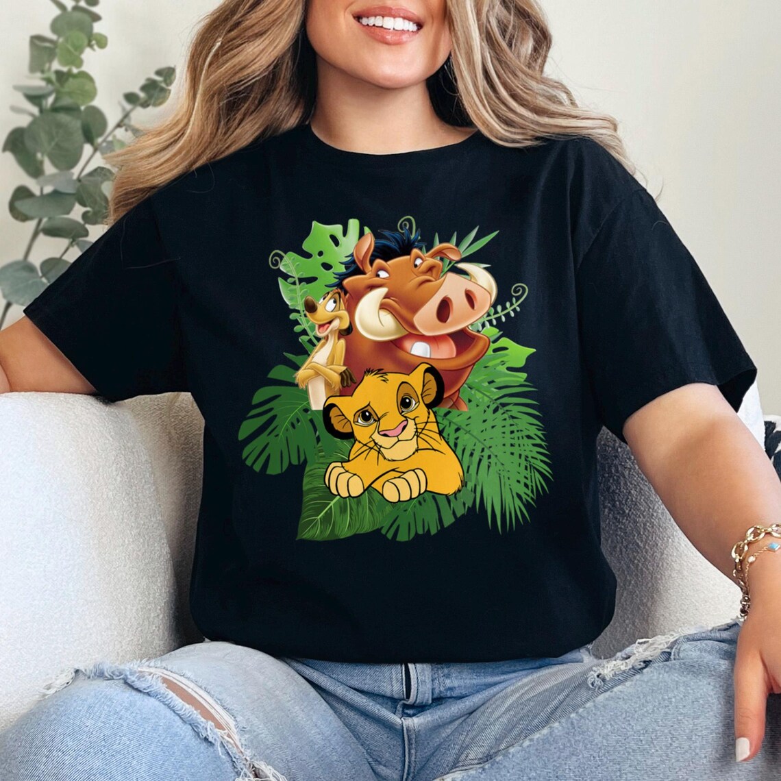Lion King Simba Pumbaa Timon Ready to Press Transfer, DTF Heat Press ...