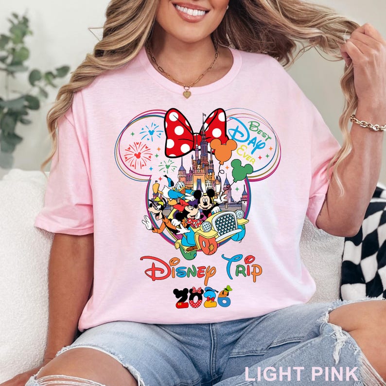 Disney Family DTF Transfers 2026, Mickey and Crew Tee Heat Press ...