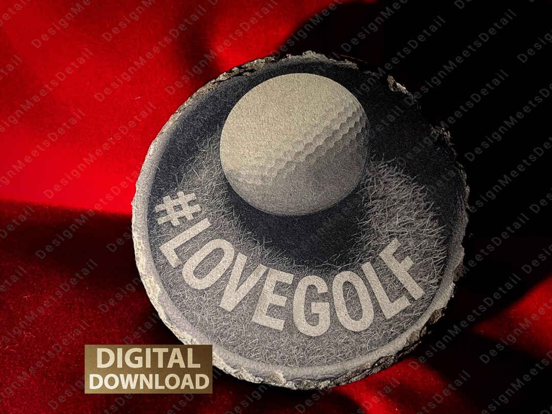 LOVEGOLF Golf Ball 3D Illusion - Laser Engraving Design (digital ...