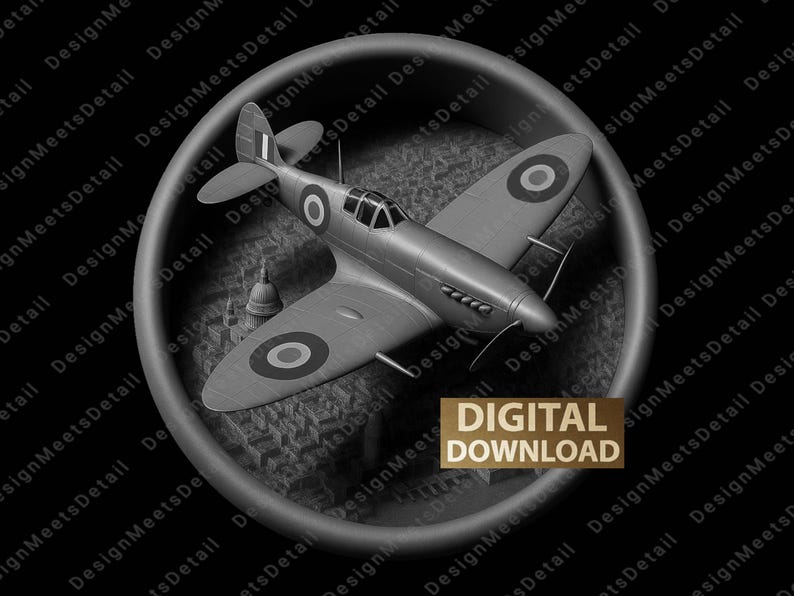 WW2 Aircraft 3D Illusion Bundle – 6 Legendary Warplanes – Digital ...