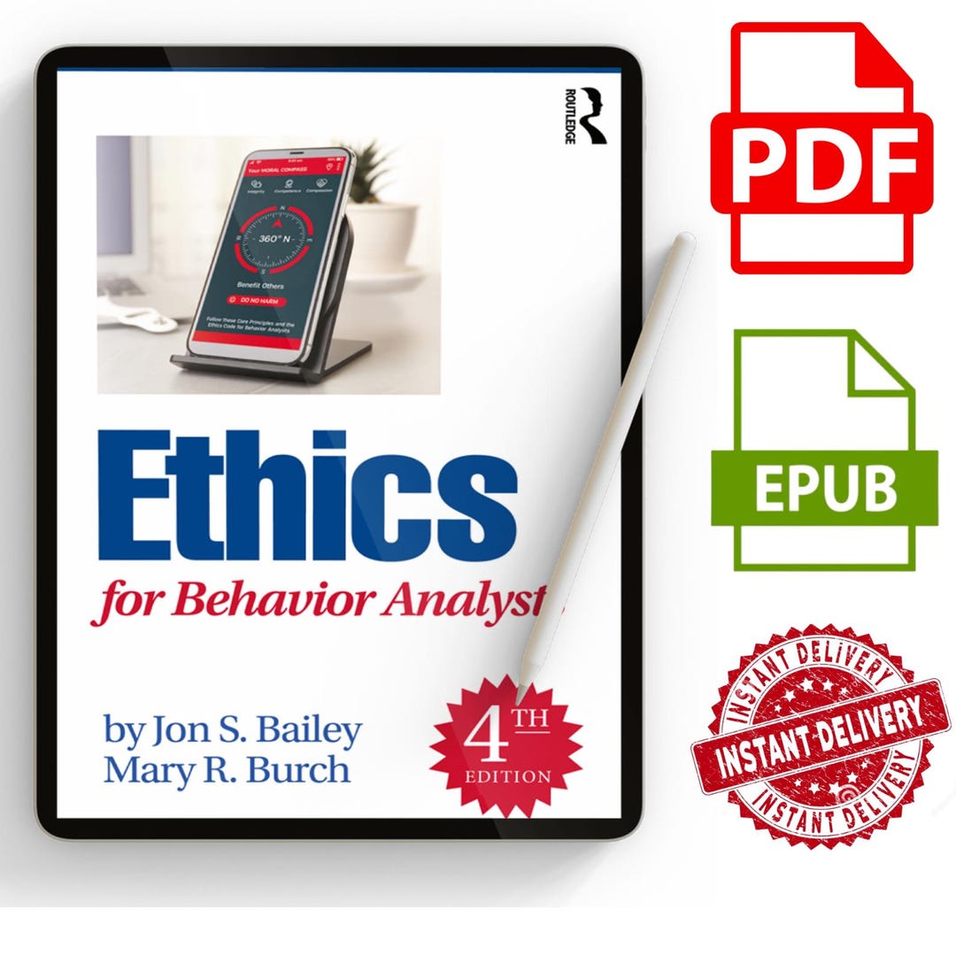 Ethics for Behavior Analysts 4th Edition - Etsy