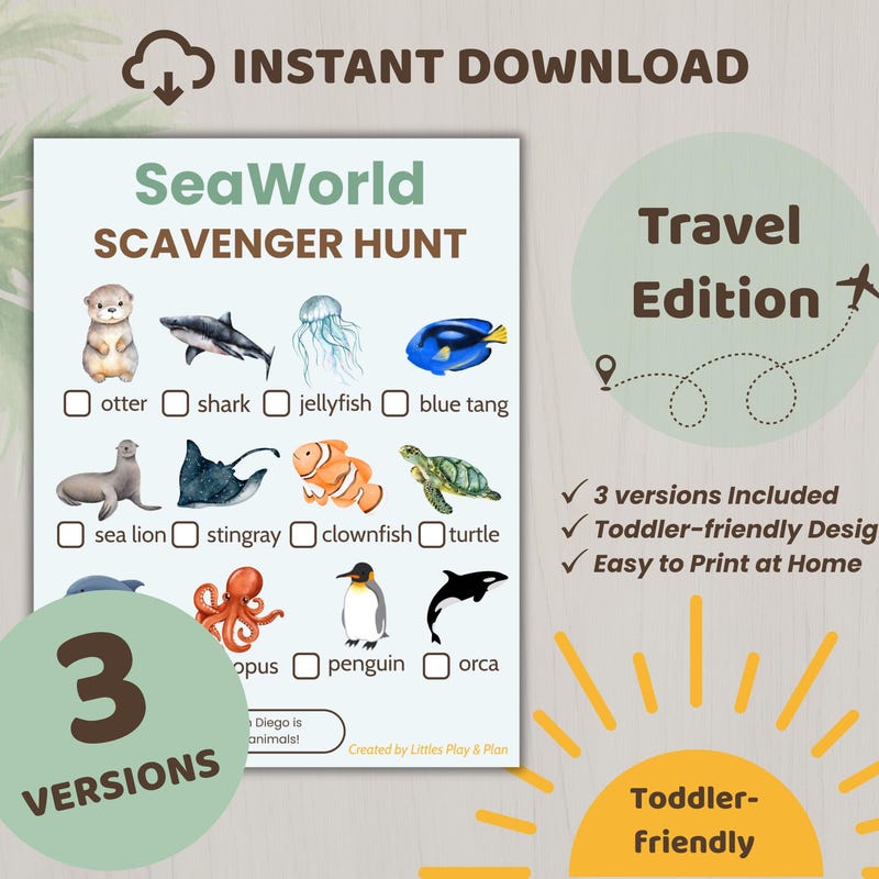 San Diego Sea World - Etsy