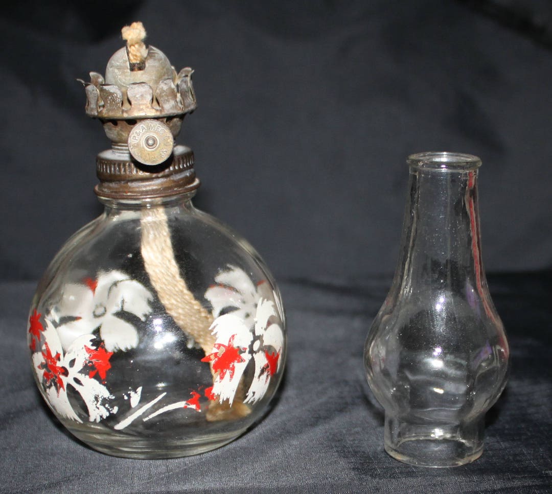 Sale-glamor-lite Lamp/rare Rubicon Lamp/floral Oil Lamp/oil - Etsy New ...