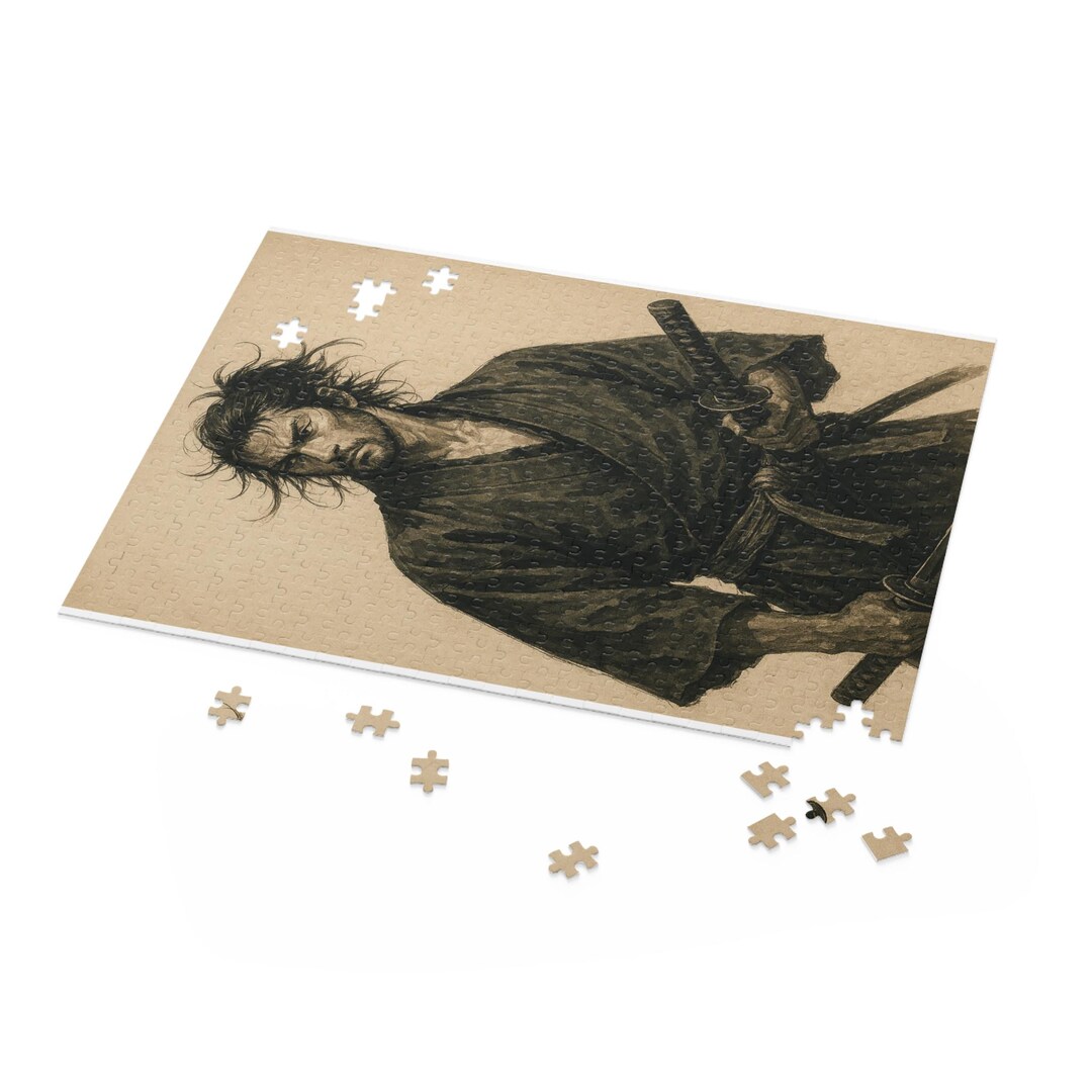 Samurai Warrior Puzzle - 120, 252, 500-piece, Perfect Gift for Puzzle ...