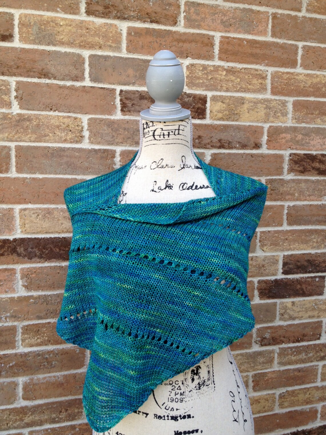 Diagonal Wrap Knitting Pattern Prayer Shawl Beginner Simple - Etsy