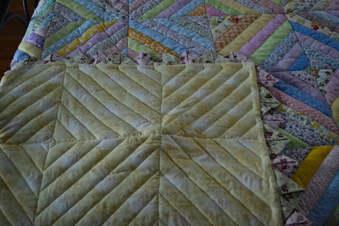Pastel String Quilt - Etsy