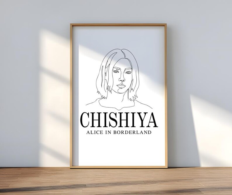 Chishiya Line Art - Alice in Borderland Fan Art (digital Download) - Etsy