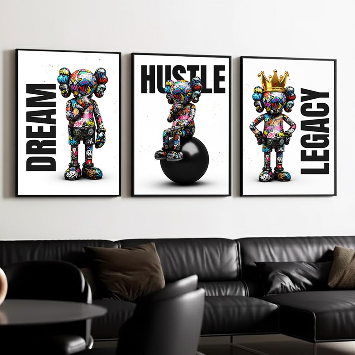 KAWS Graffiti Poster Set: Hypebeast Wall Art (digital Download) - Etsy