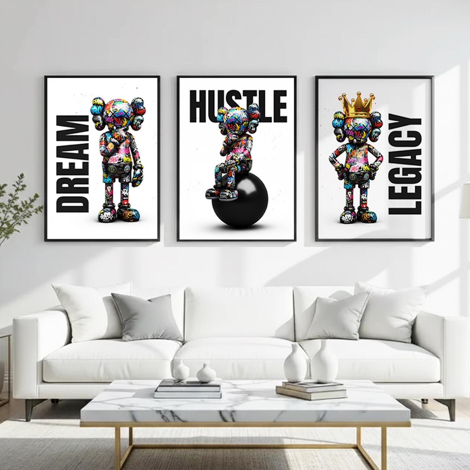 KAWS Graffiti Poster Set: Hypebeast Wall Art (digital Download) - Etsy