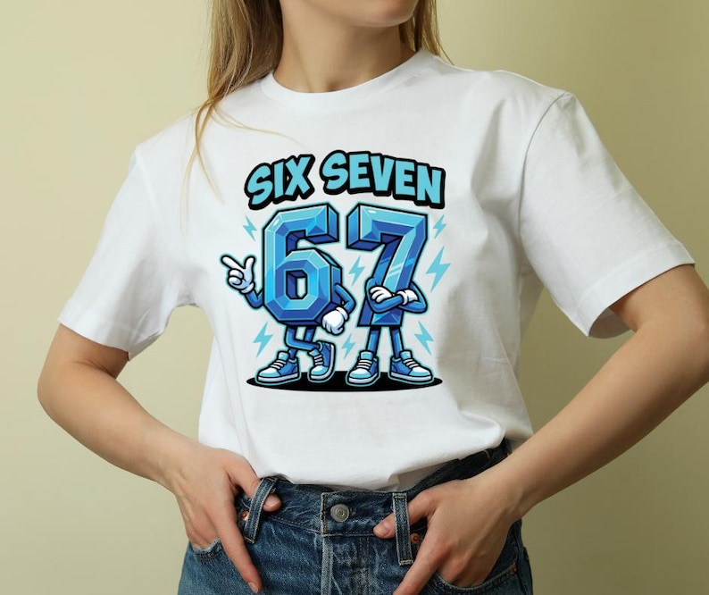 Six Seven Meme PNG, Gen Alpha Slang, Gaming Design (SVG, PDF) - Etsy