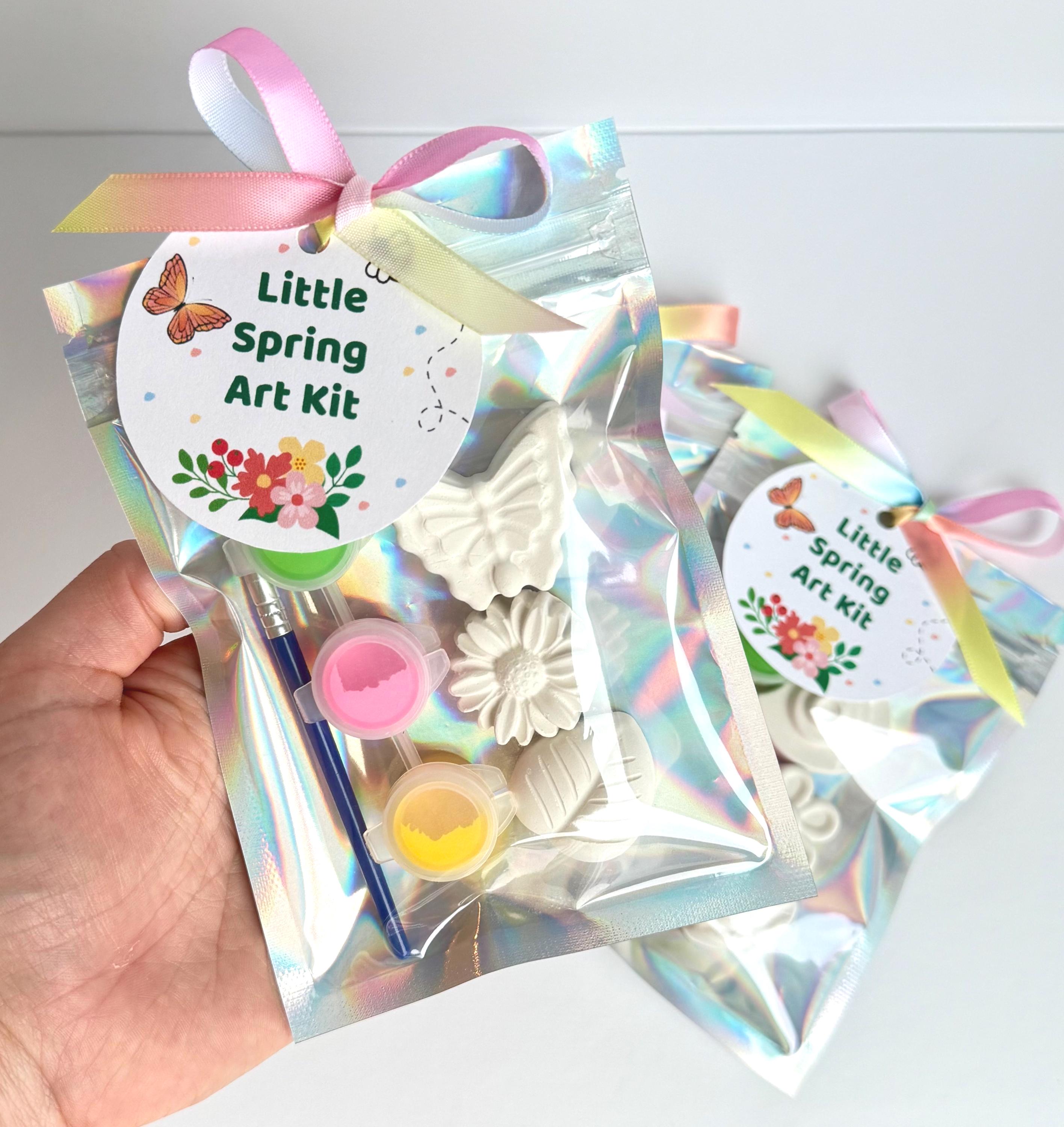 Spring Mini Craft Kit – Gift Ready Party Favor, Plaster Craft Figures ...