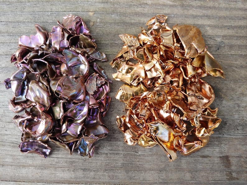 4oz PURPLE Copper Petals, Flakes and Chips, Great for DIY Resin ...