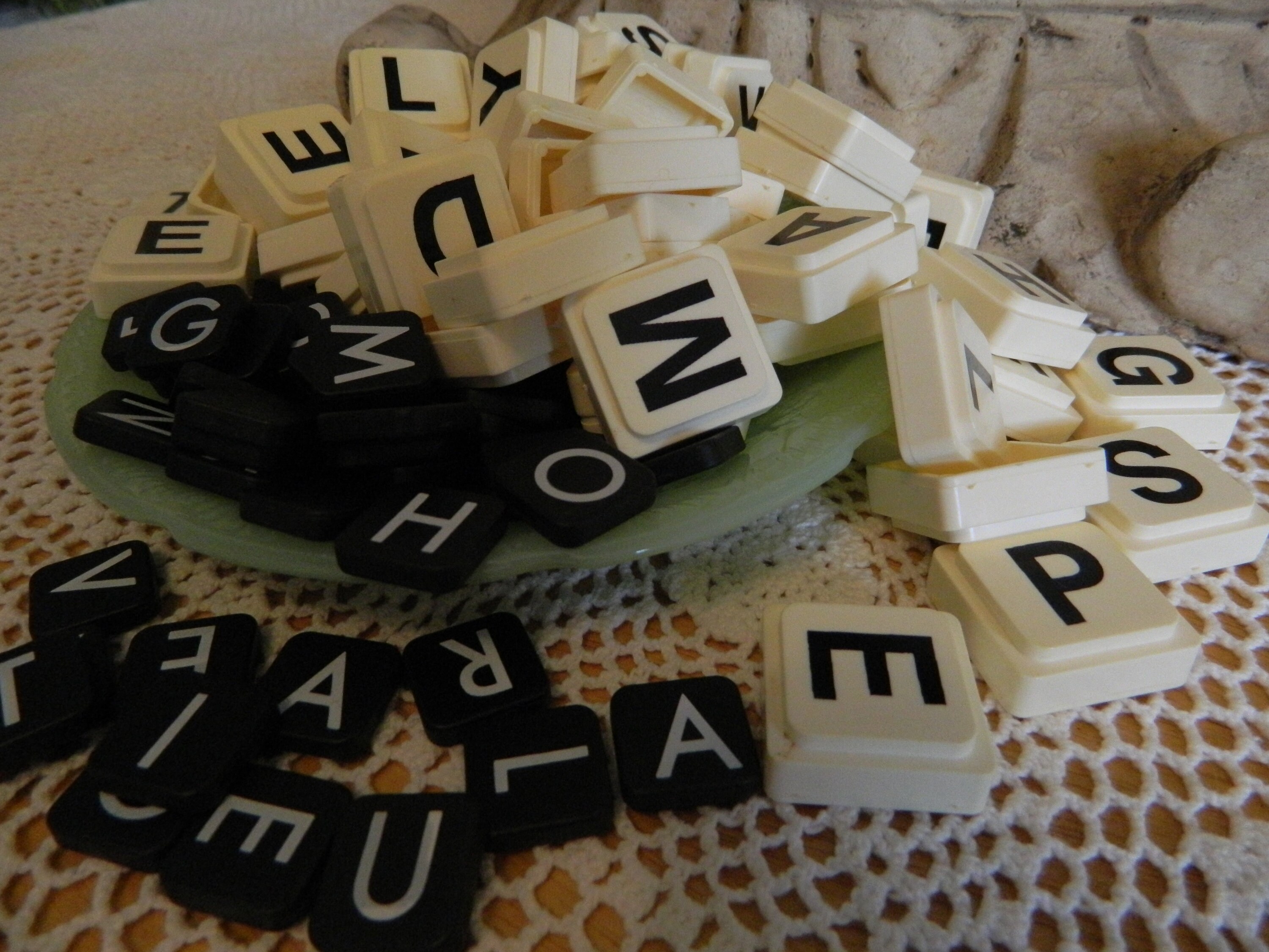 Vintage Game Letter Tiles Set of 123 - Etsy