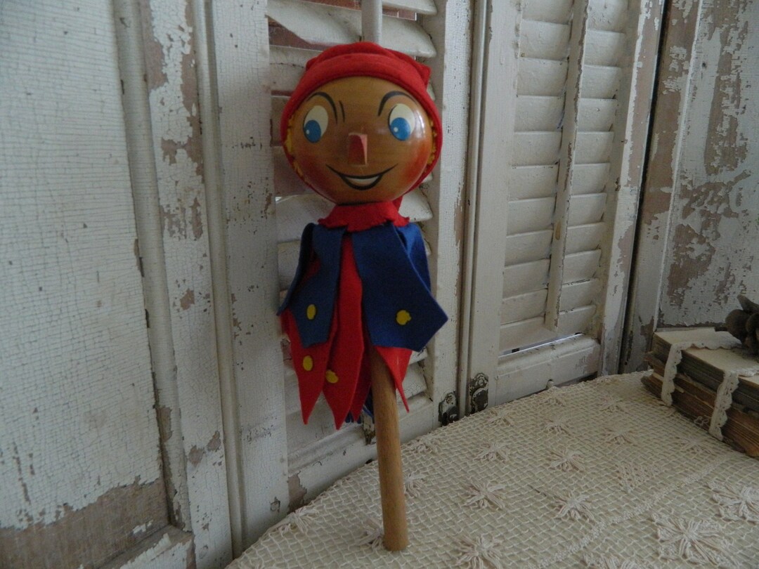 Vintage Steinbach German Spinning Musical Jester Toy - Etsy