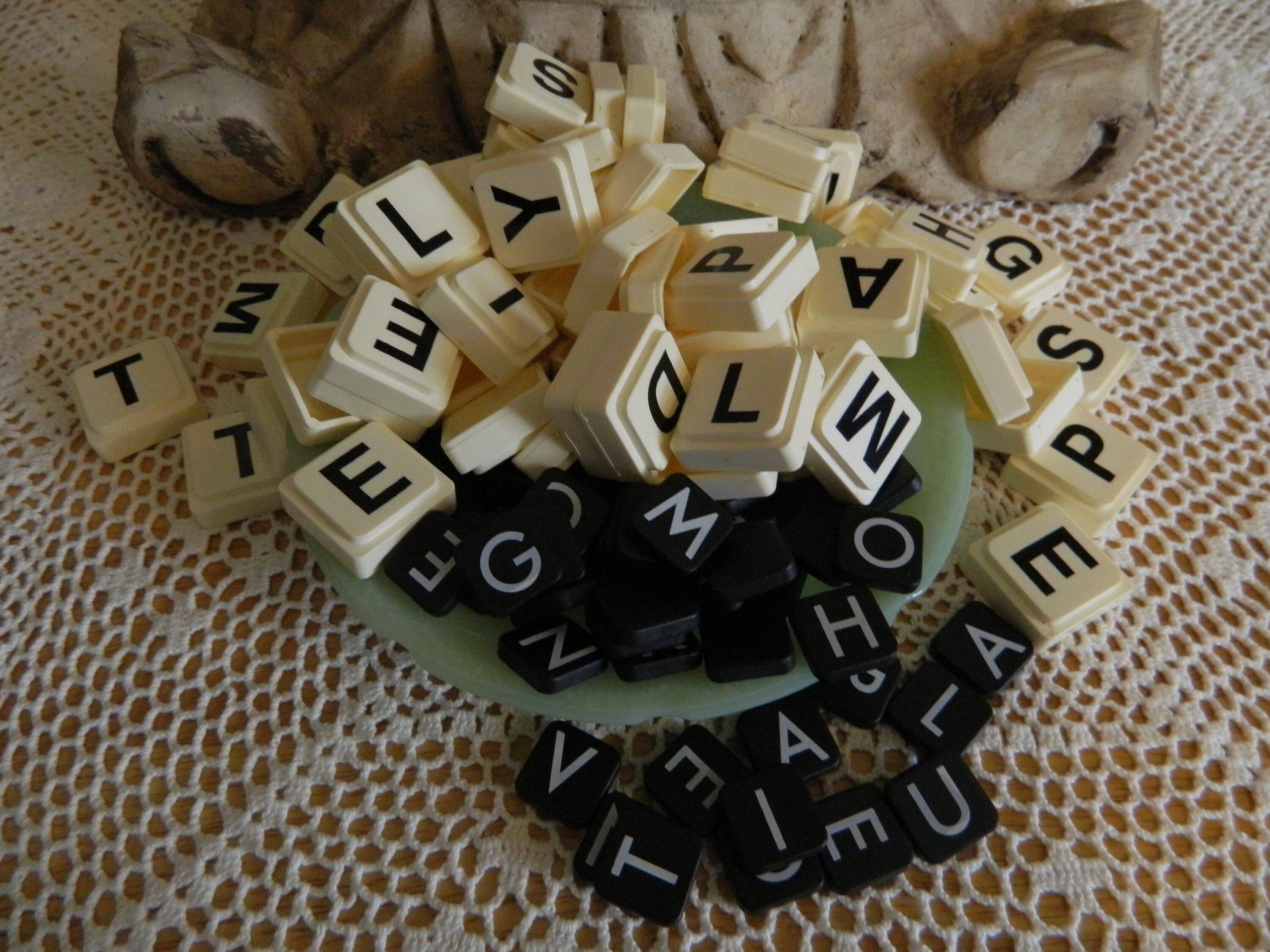 Vintage Game Letter Tiles Set of 123 - Etsy