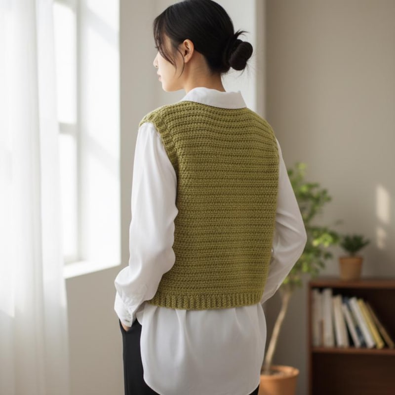 Crochet Layering Vest - Etsy UK