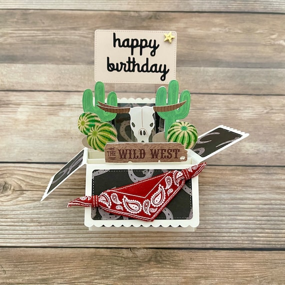Western Theme Birthday Cards