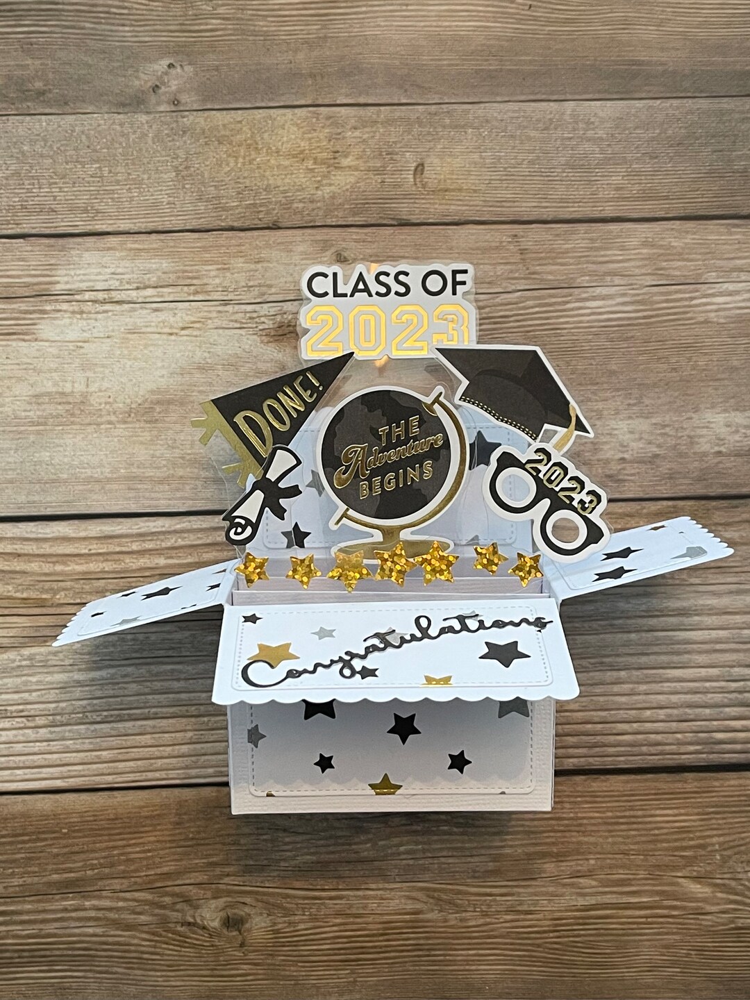 3D Box Pop up Graduation Card Congratulations Class of 2023 - Etsy