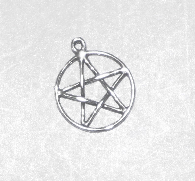 Sterling Silver Pentagram Pentacle Wiccan Jewelry P79 | Etsy