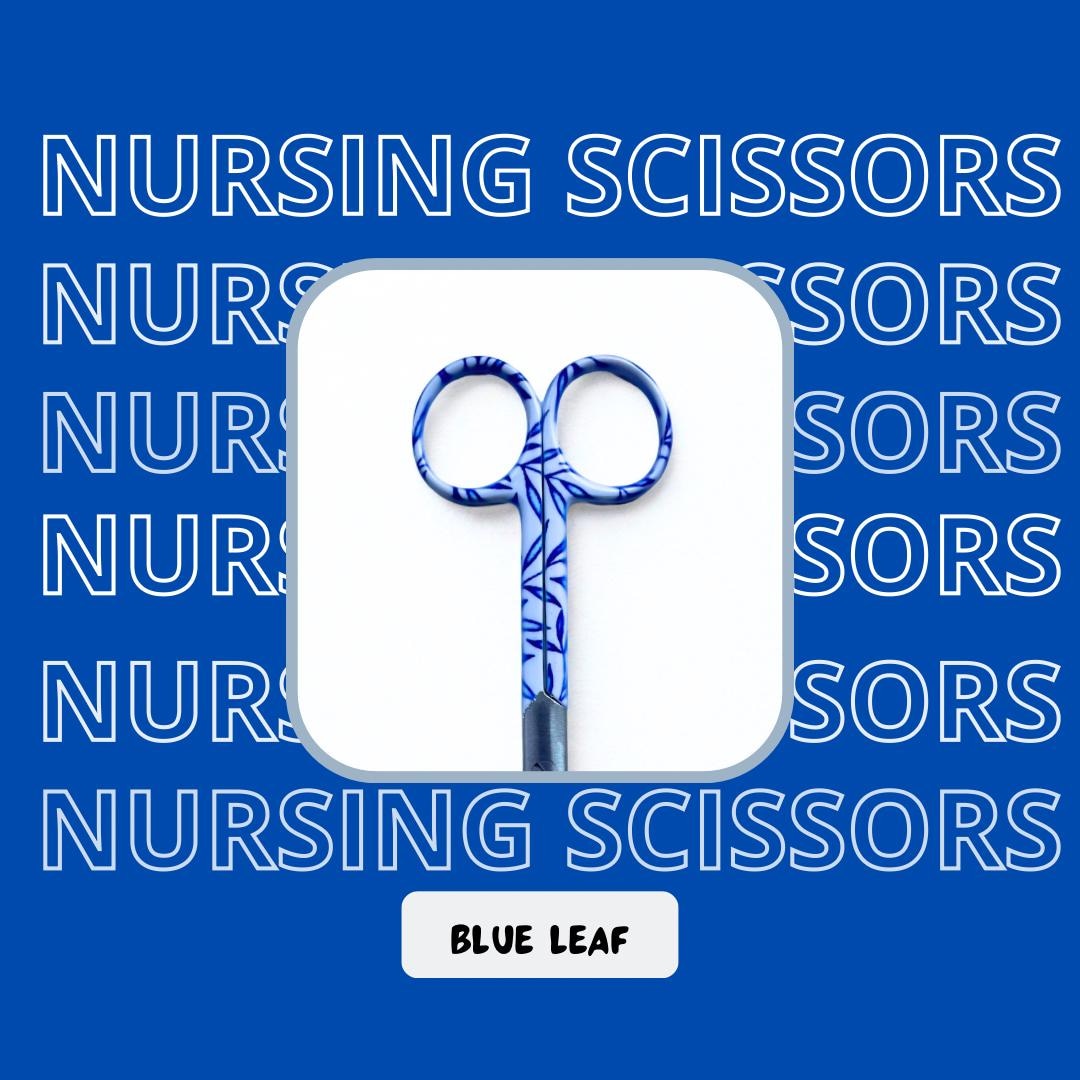 Leaf Pattern | Nursing Scissors | Vet Nurse | Medical Bandage Dressing ...