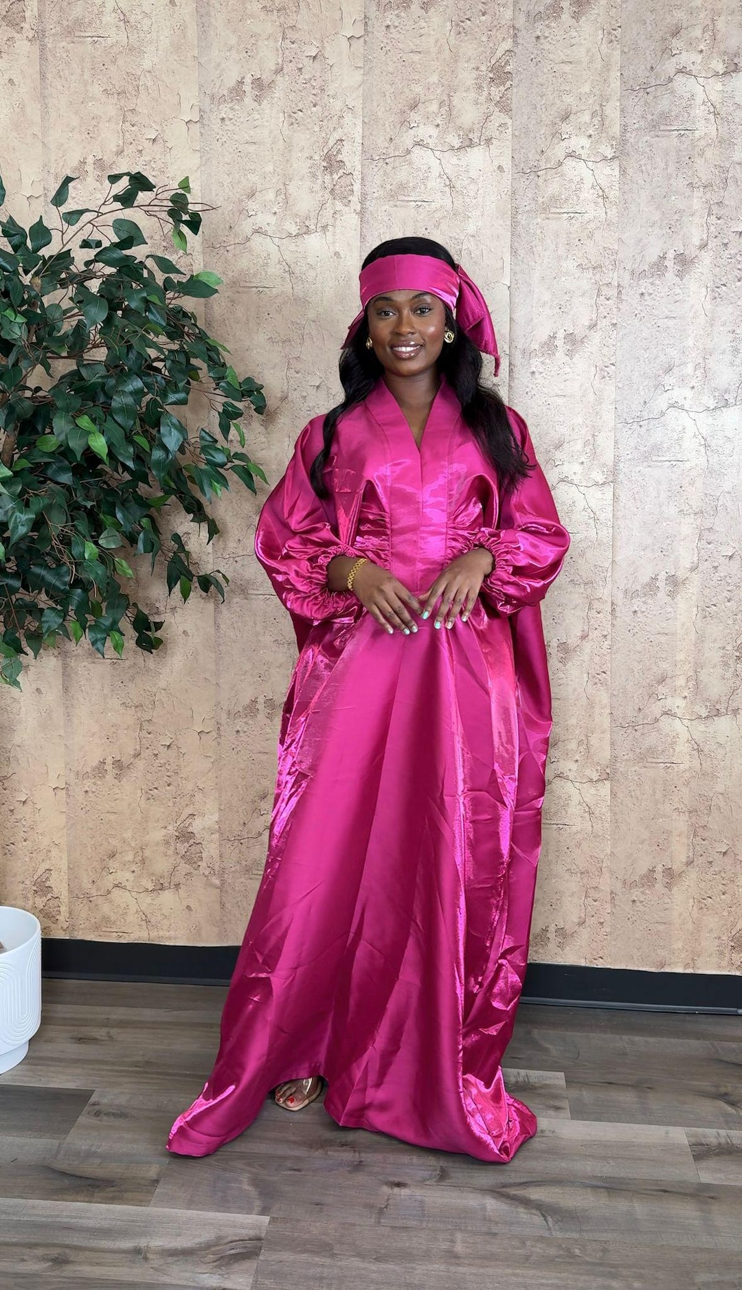African Brocade Bubu Dress | Nigerian Kaftan, Eid Outfit - Etsy