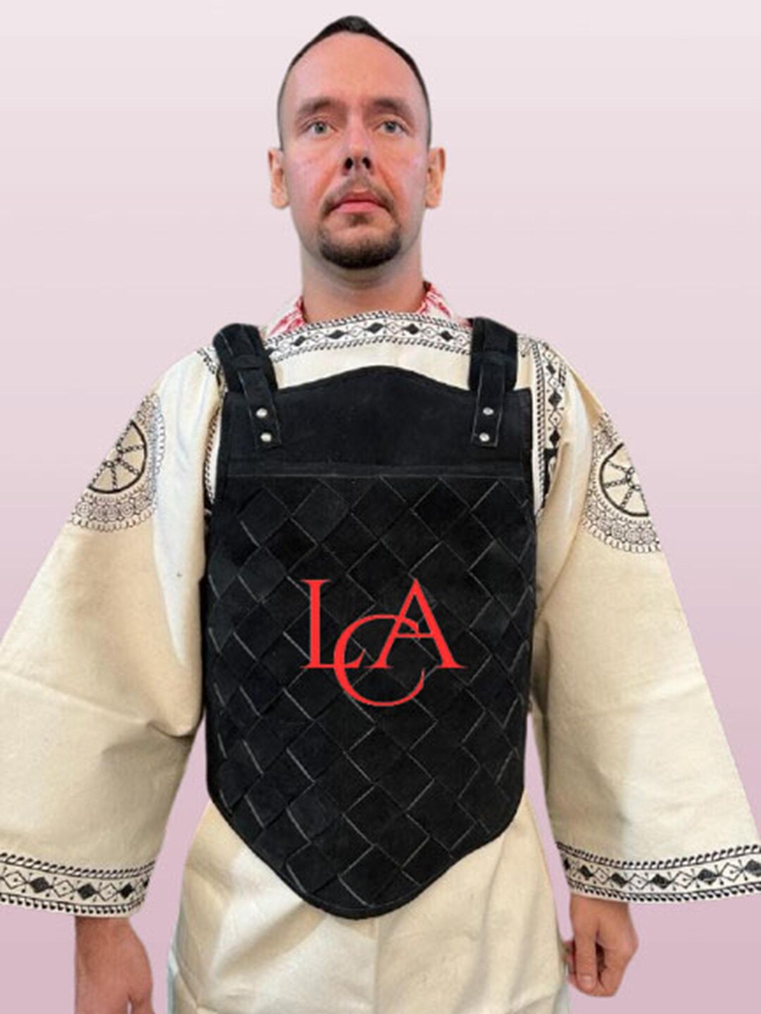 Brown Weave Mercenary Leather Armor – Medieval LARP Battle Costume ...