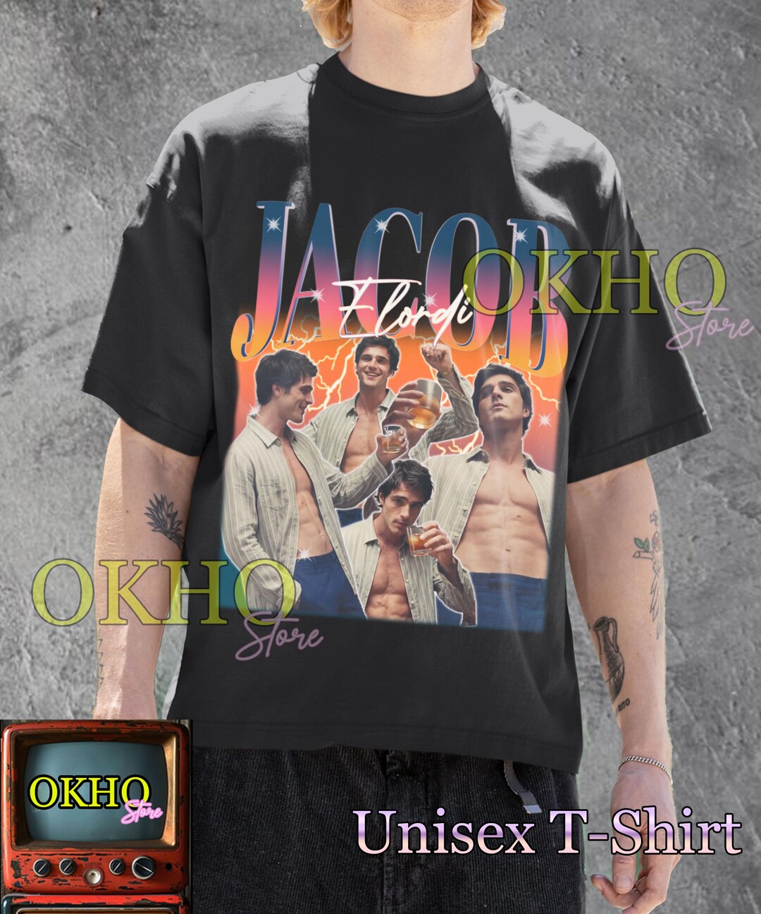 Jacob Elordi Shirt: Unisex Graphic Tee or Sweatshirt, Jacob Elordi ...