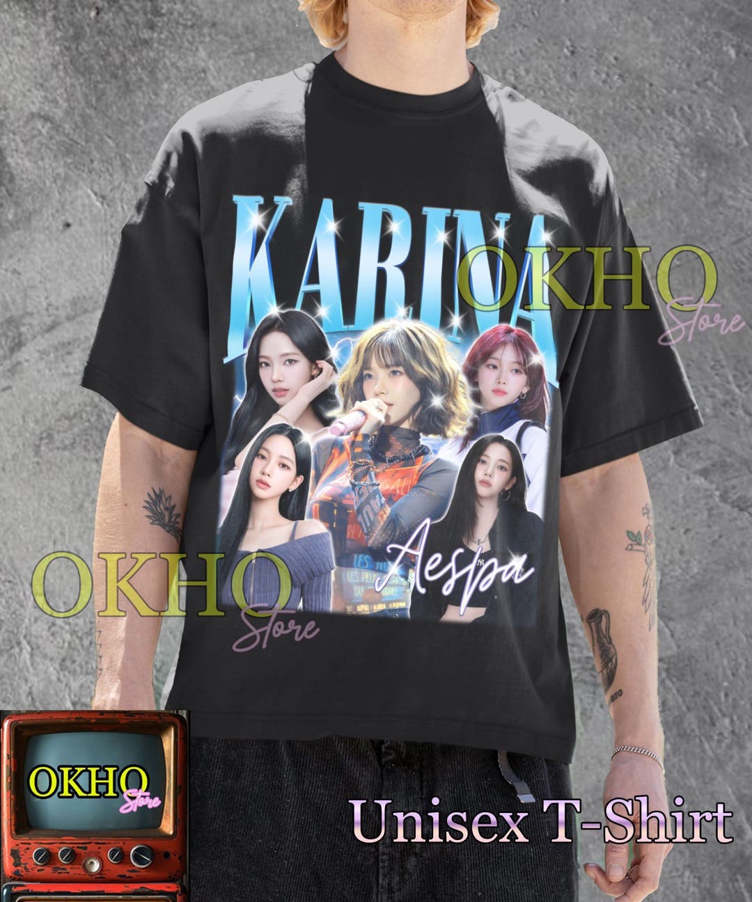 Karina Aespa Tees Karina Idol Shirt Karina Tshirt Karina Kpop