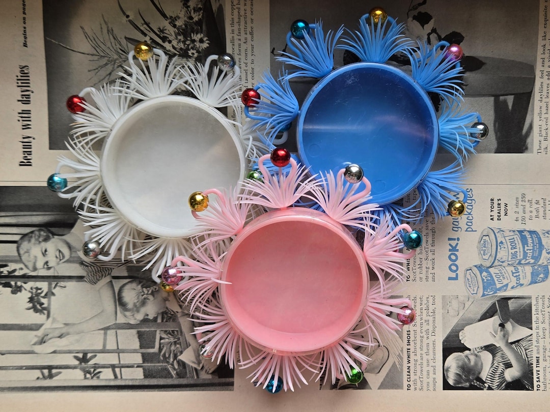 Vintage NOS Starburst Plastic Container – Mid-century Jewelry Trinket ...