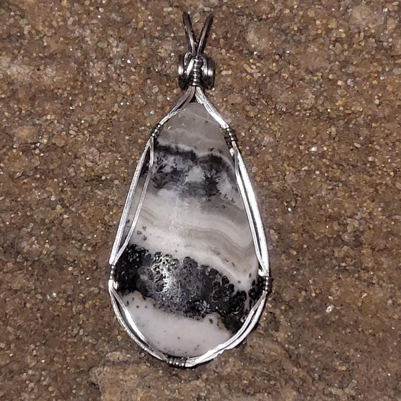 Silver Lace Onyx - Etsy