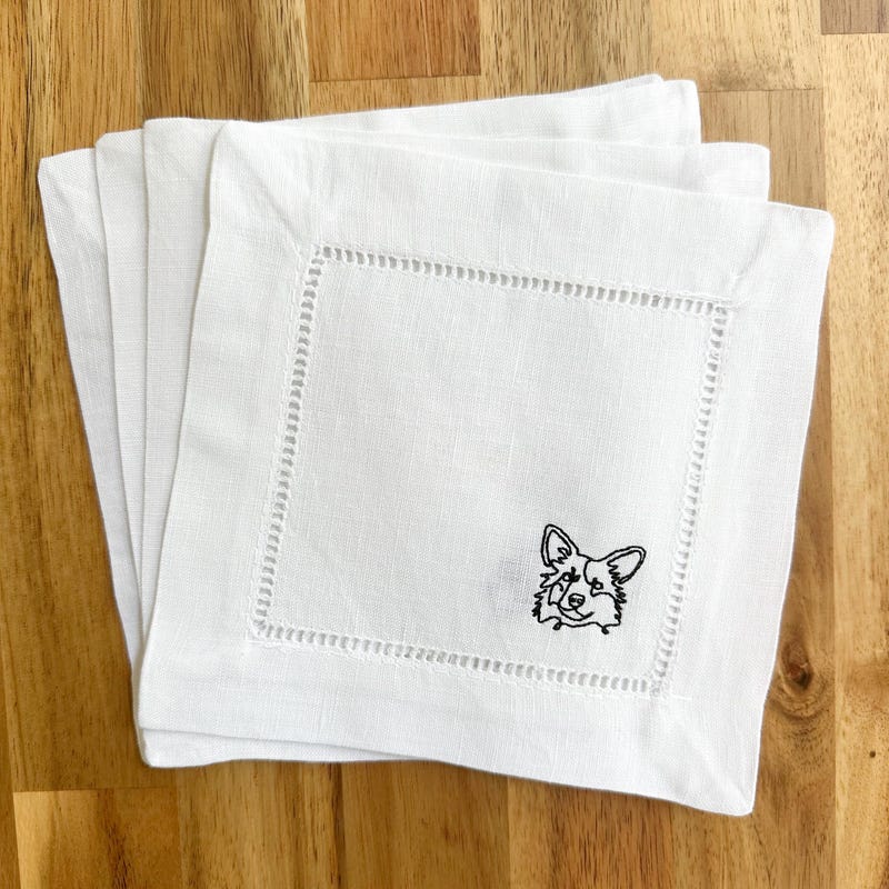 Custom Napkins Corgi - Etsy