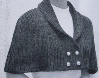 Fair Isle Capelet PDF Knitting Pattern. - Etsy
