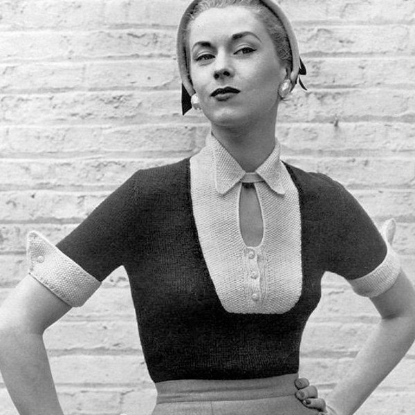 Rétro Knitting Pattern - Etsy