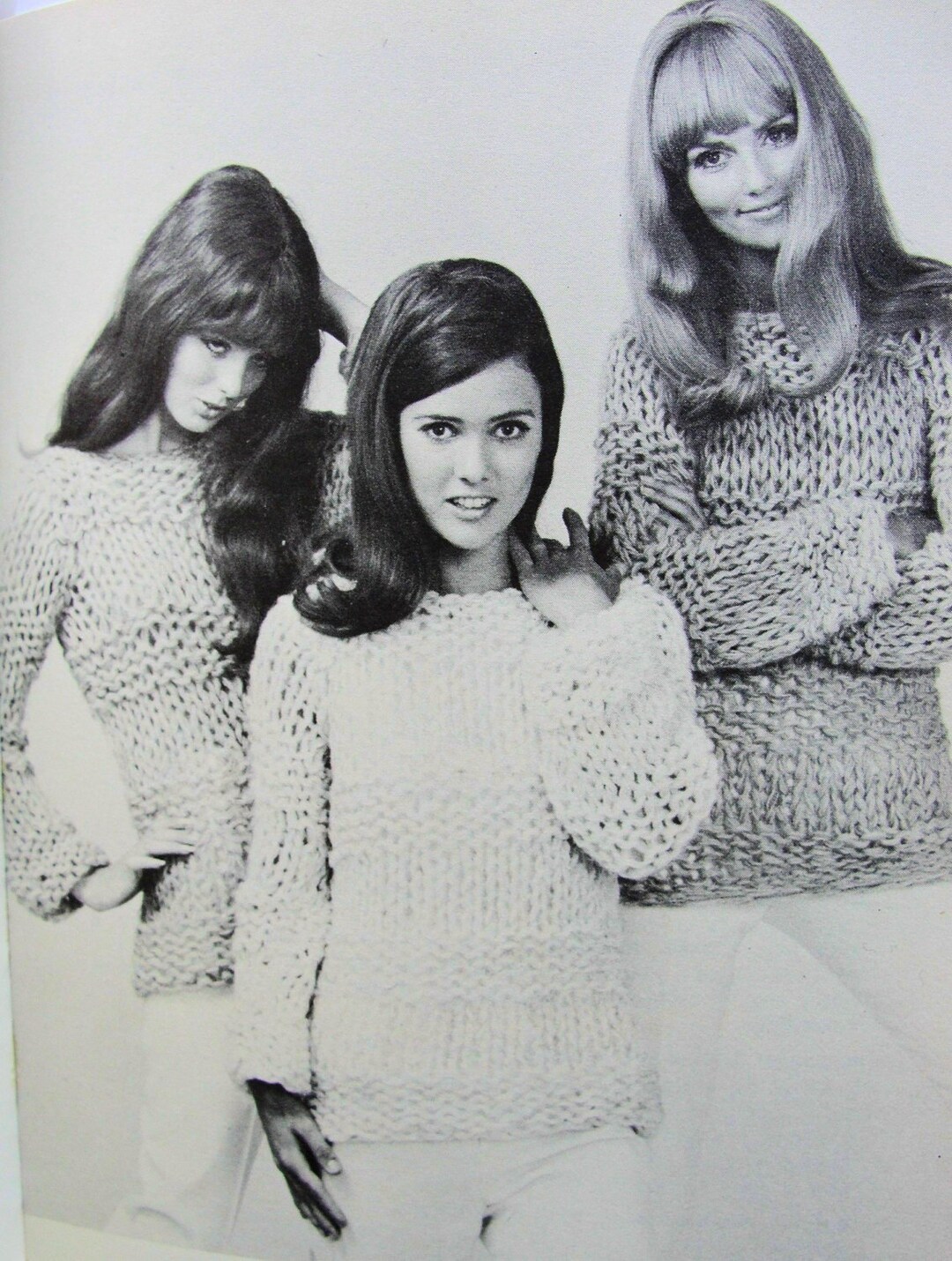INSTANT PDF Knitting Pattern Mod 60s Striped Sweater Pattern - Etsy
