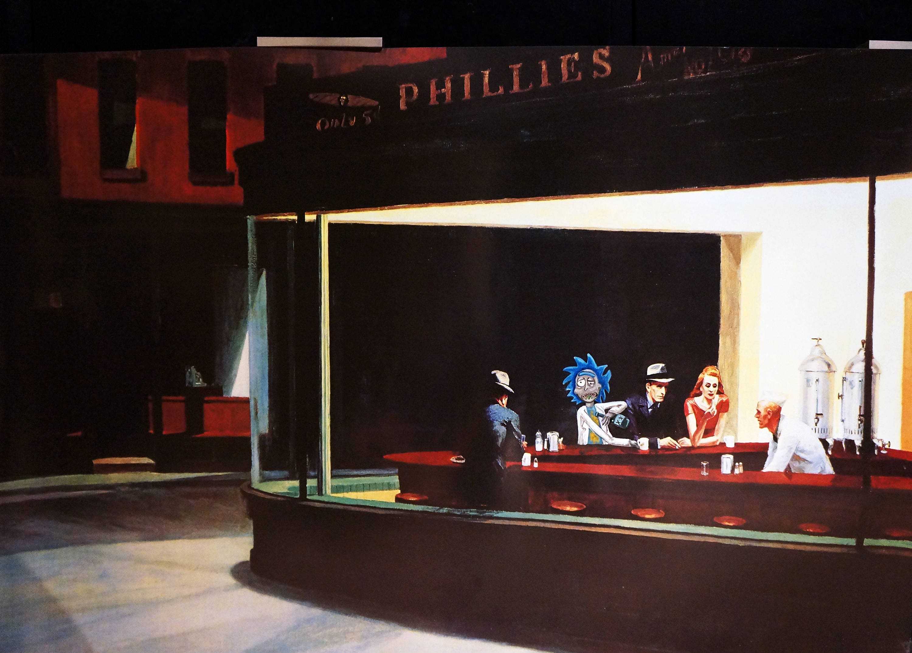 Rick's Day Off. Printed on 8.5 X 11 in Paper (free Shipping) - Etsy