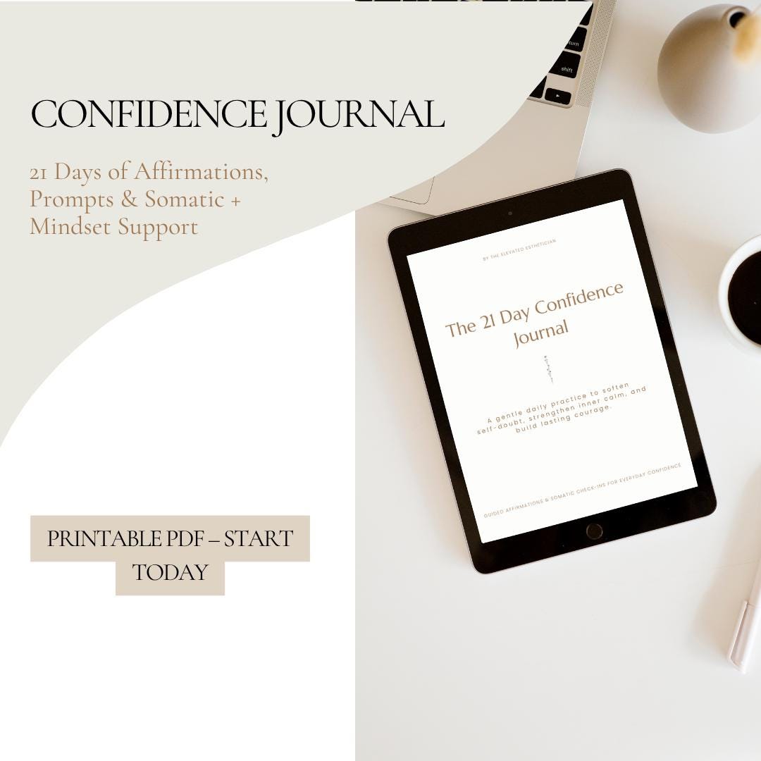 21-day Confidence Journal: Self-esteem & Affirmation Workbook (PDF ...