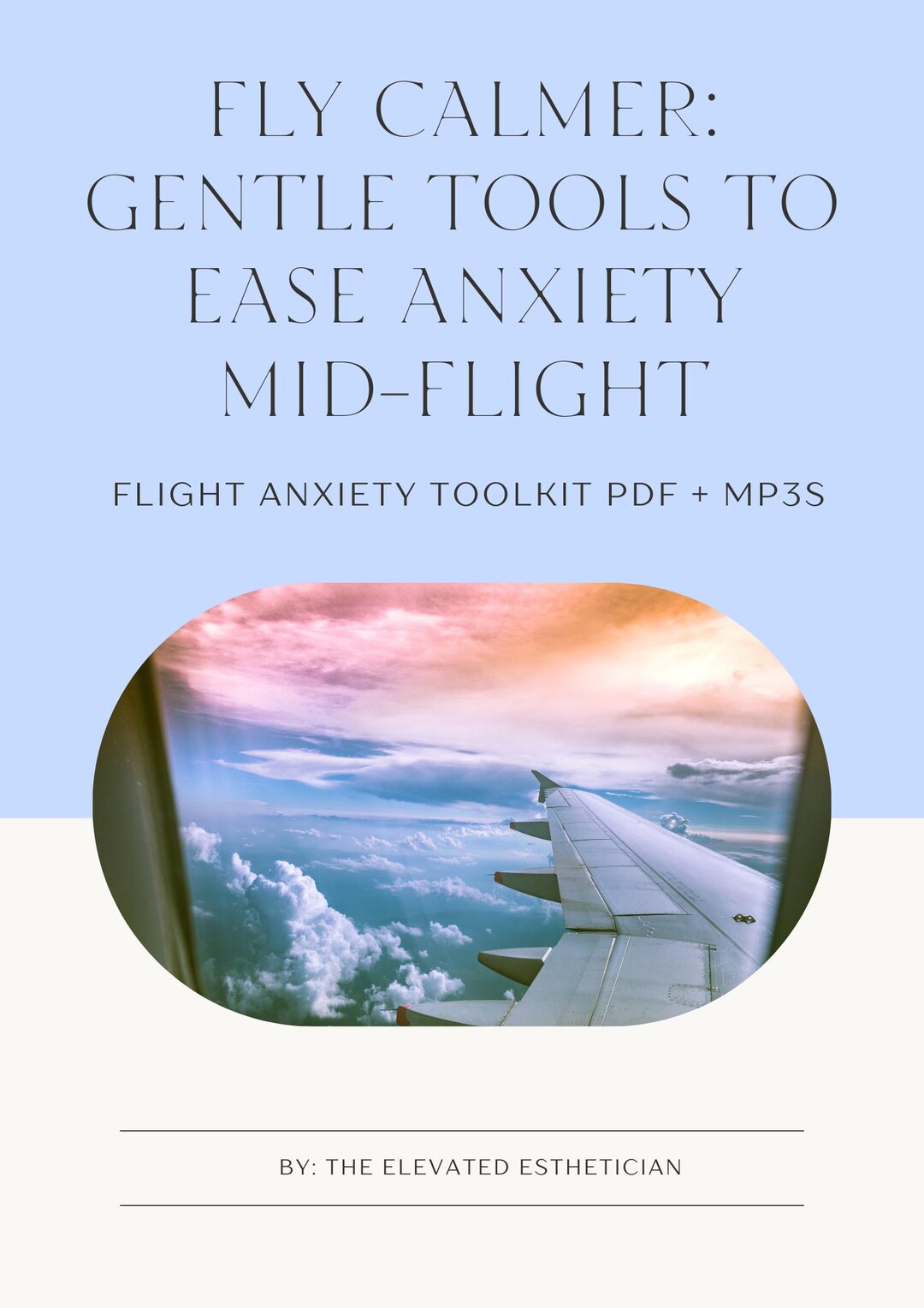 Flight Anxiety Toolkit | Calm Flying Workbook & Audios | Somatic ...