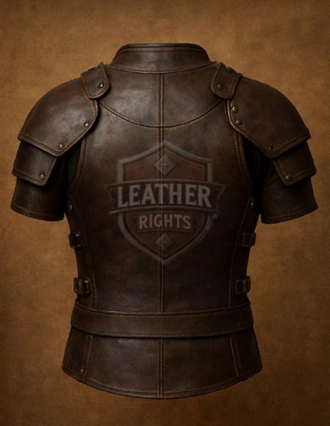 Men’s Cowhide Armor| Handmade Medieval Warrior Chest & Shoulder| LARP ...