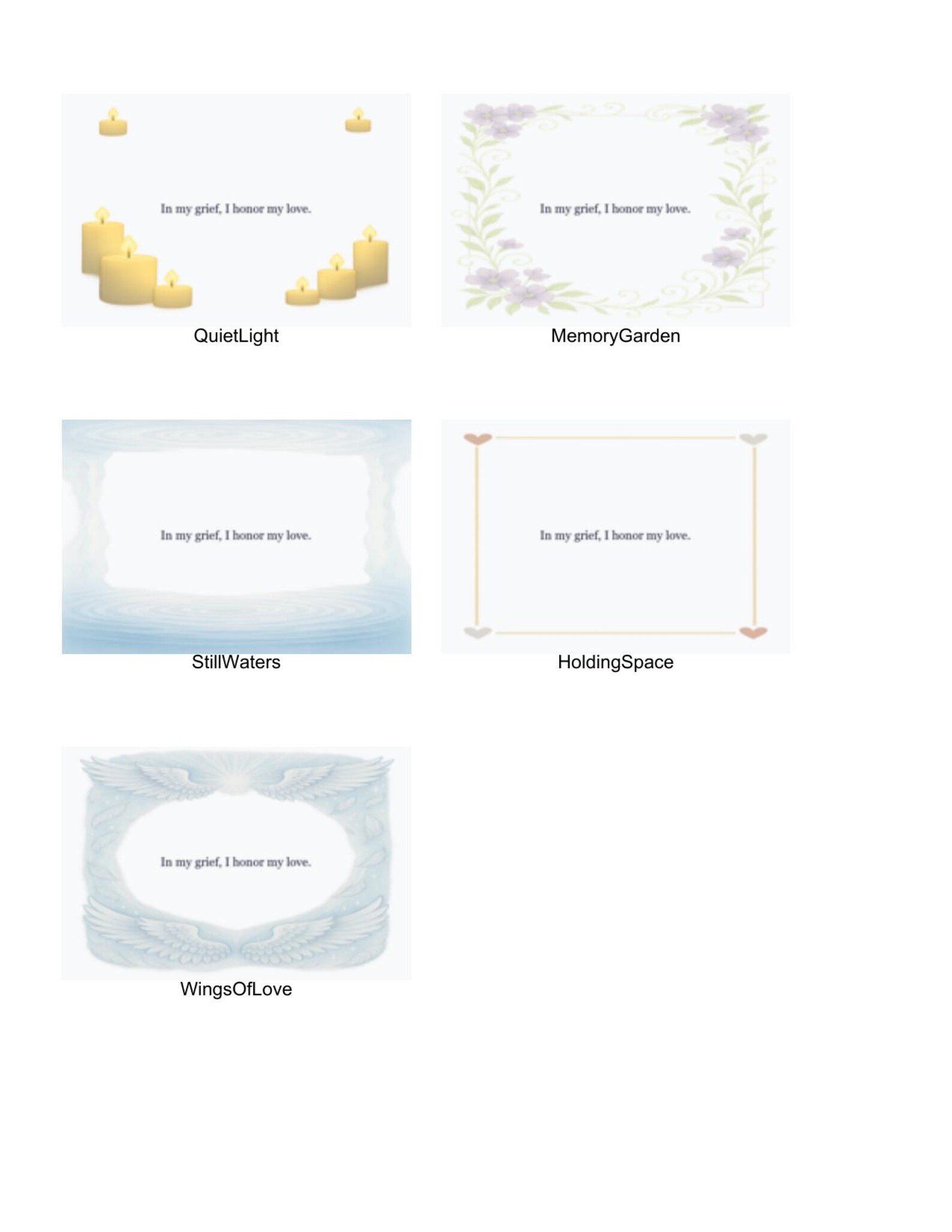Grief & Mourning Printable Affirmation Cards | Soothing Comforting ...