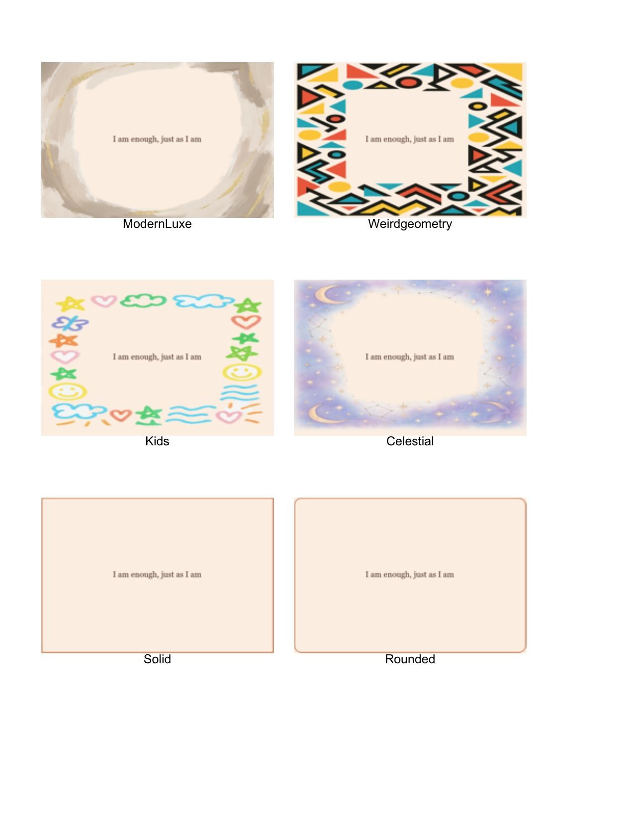 Rustic Affirmation Cards - Printable Uplifting Self-care Cards in ...