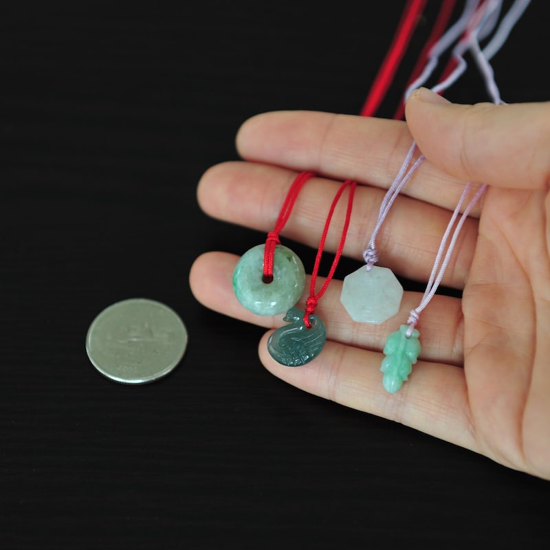 Jade Cat Pendant Rings - Etsy